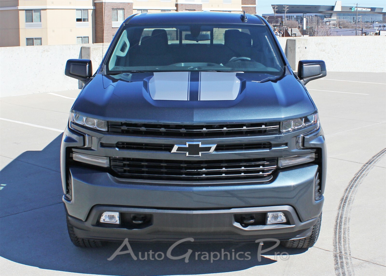 2019-2025 Chevy Silverado Hood Decals Vinyl Graphics BOW RALLY 3M ...