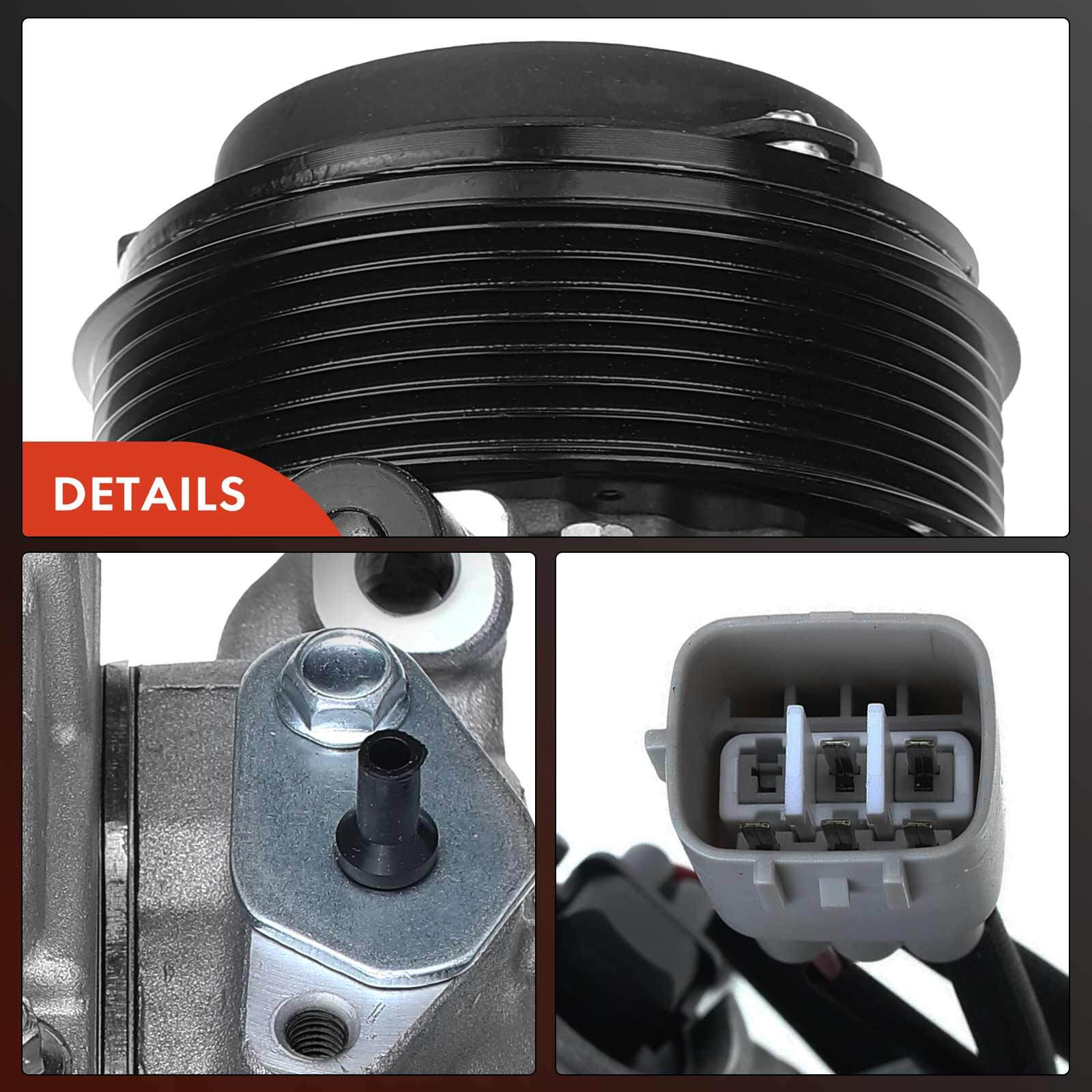 A/C Compressor with Clutch for Toyota Highlander 2008 2009 2010 3.5L ...