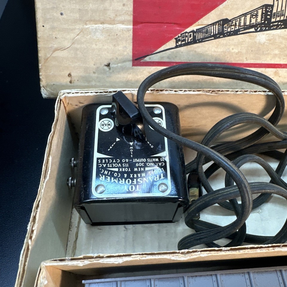 Vintage Louis Marx Stream Line Electrical Train Set with Original Box ...