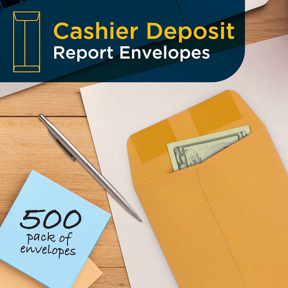 Retailer & Restaurant Cash Envelope Pack - 500 Count | eBay