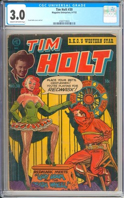 Tim Holt #30 Classic Zodiac Killer Cover/Story Golden Age Horror ME ...