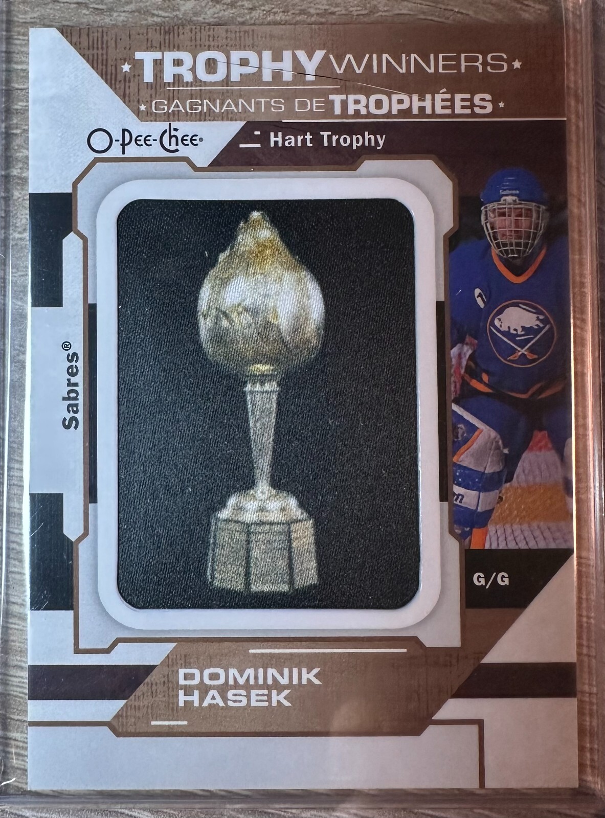 2021-22 OPC O-PEE-CHEE HOCKEY DOMINIK HASEK HART TROPHY WINNERS PATCH # ...