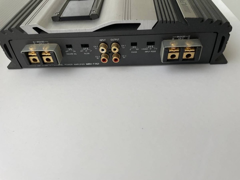 Alpine MRV-T757 V12 Old School Amp MAX750W output Confirmed Operation ...