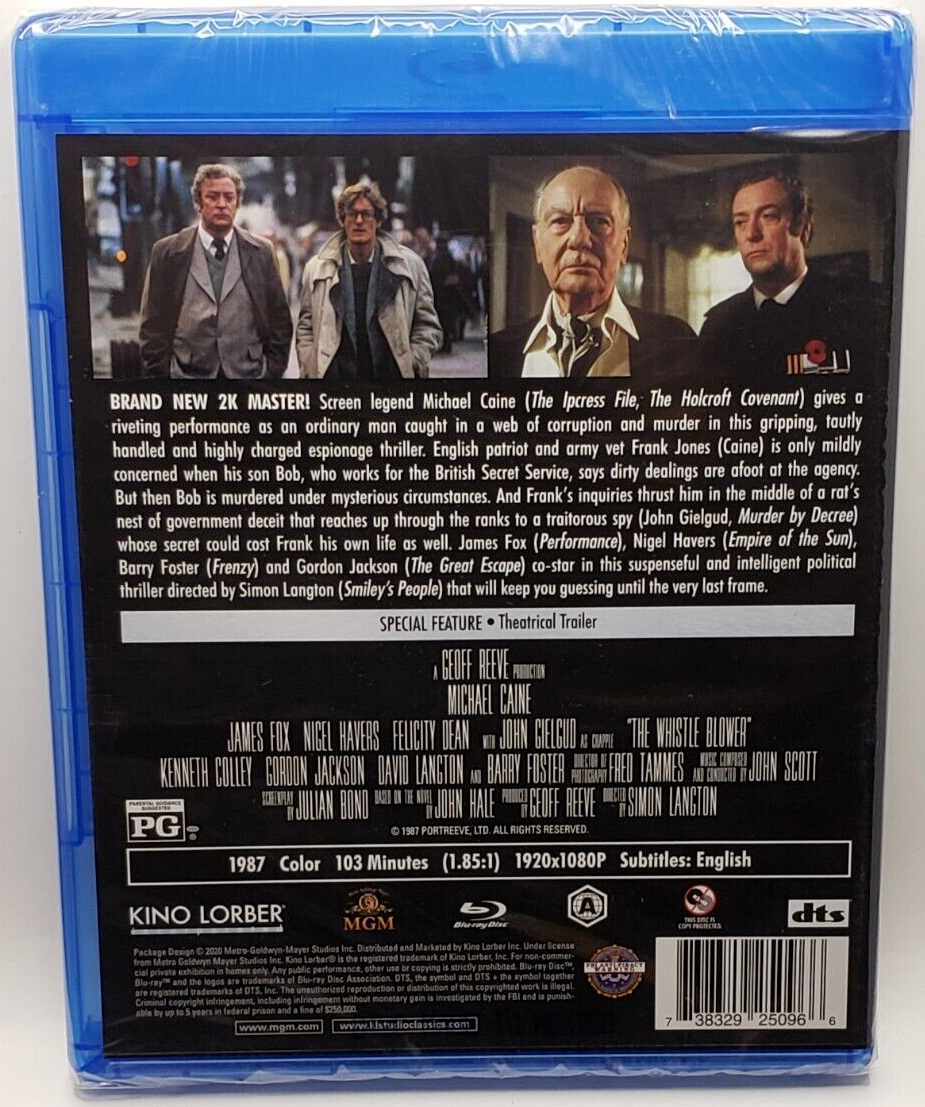 The Whistle Blower (Blu-ray, 1986) for sale online | eBay