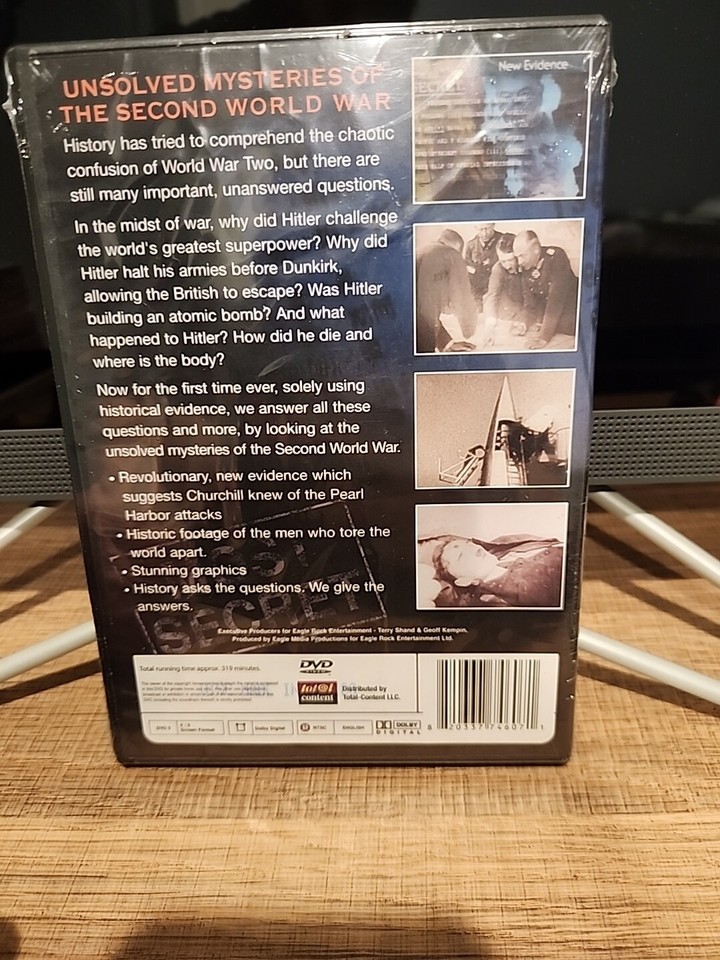 Unsolved Mysteries of The Second World War DVD Set | eBay