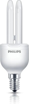Philips Economy Compact Fluorescent E14 Small Edison Screw Light Bulb ...