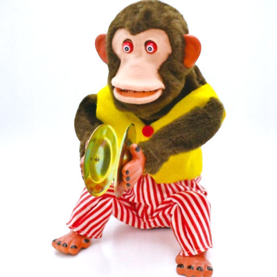 Musical Jolly Chimp Monkey Doll Toy Story Style Cymbals Figure Brand ...