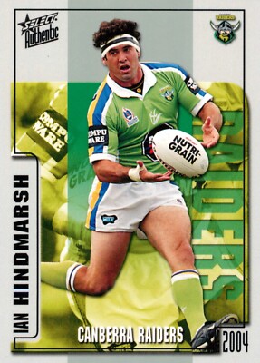 2004 CANBERRA RAIDERS NRL Card IAN HINDMARSH | eBay Australia