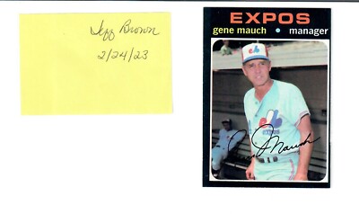 1971 Topps Baseball - # 59 Gene Mauch - Montreal Expos manager - NM or ...