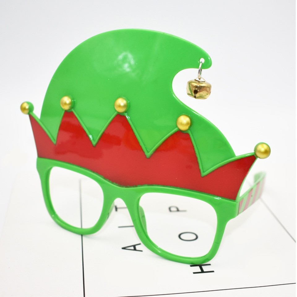 Christmas Elf Glasses Frame Costume Eyeglasses Birthday Party Favors ...