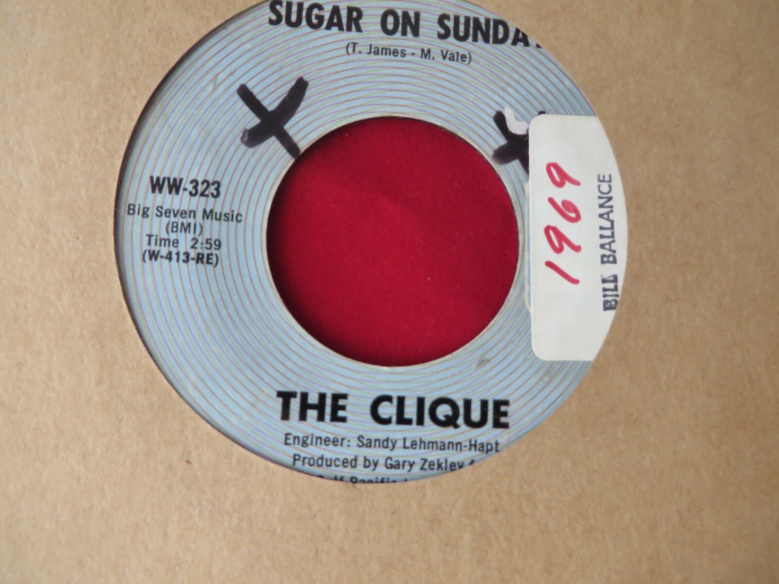 THE CLIQUE SUGAR ON SUNDAY/SUPERMAN WHITE WHALE WW 323 VG+ | eBay