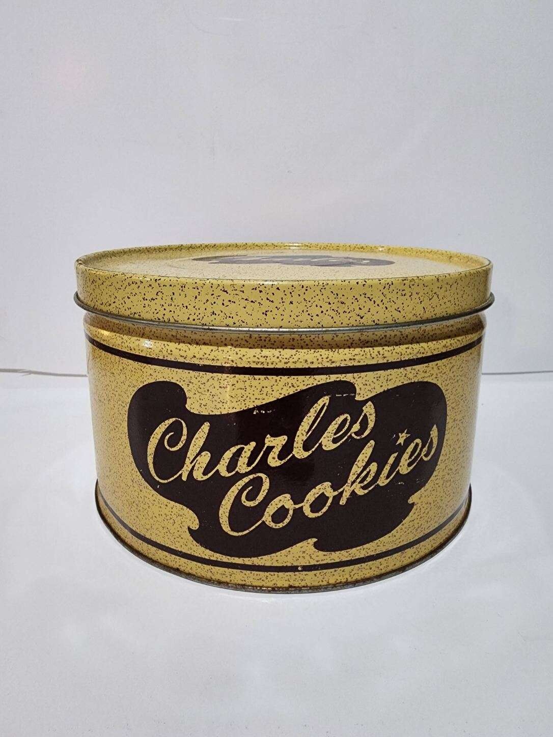 2 Vintage Charles Chips/ Cookies Empty Tin Can Canisters | eBay