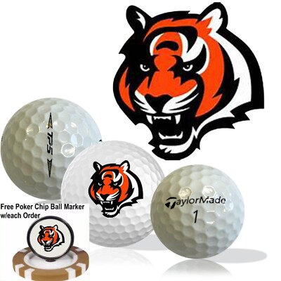 NFL Cincinnati Bengals • Golf Balls 12 pack • TaylorMade TP5 ...