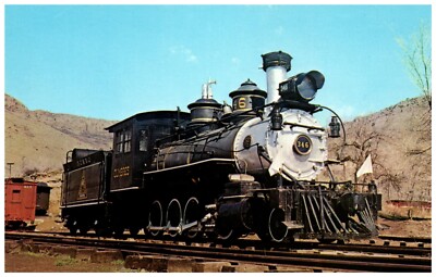 Railroad Train #346 built 1881 for D&RG Railroad at Colorado Railroad ...