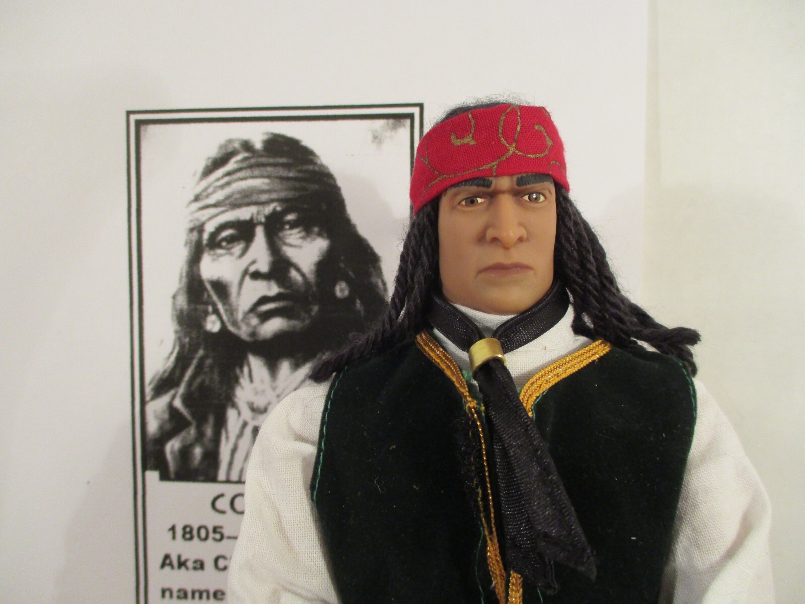 Cochise Chiricahua Apache chief warrior Old West 1/6 12" custom figure ...