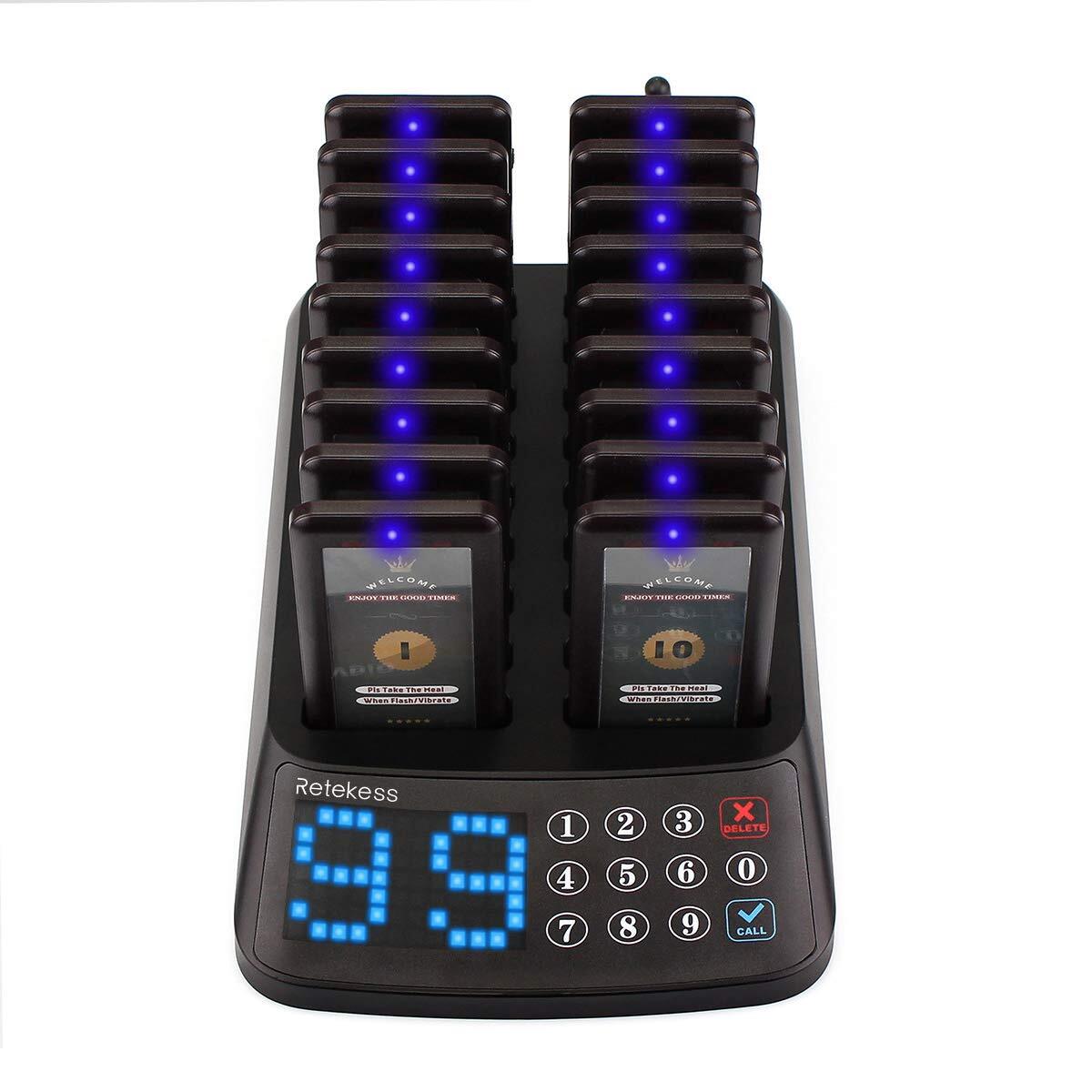 Server Books For Waitress Retekess T115 Restaurant Pager System - 18 ...