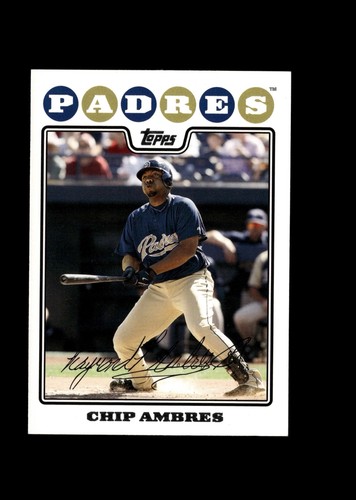 Chip Ambres 2008 Topps Updates & Highlights Baseball #UH42 San Diego ...