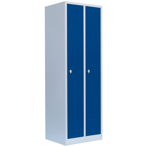 Metall Spind Spint Stahl Kleiderschrank Garderobenschrank Umkleide Blau ...