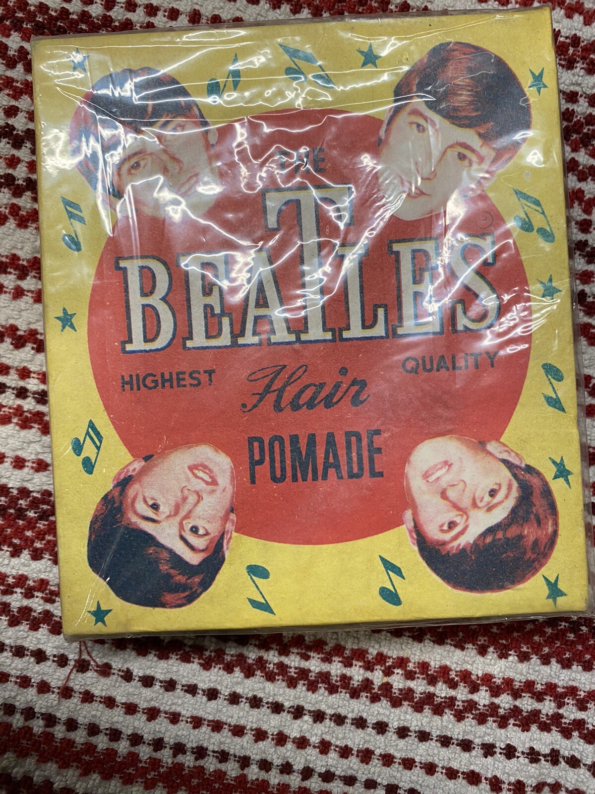 1964, Beatles, "Un-Opened" HAIR POMADE (Box of 50 Packets) Scarce ...
