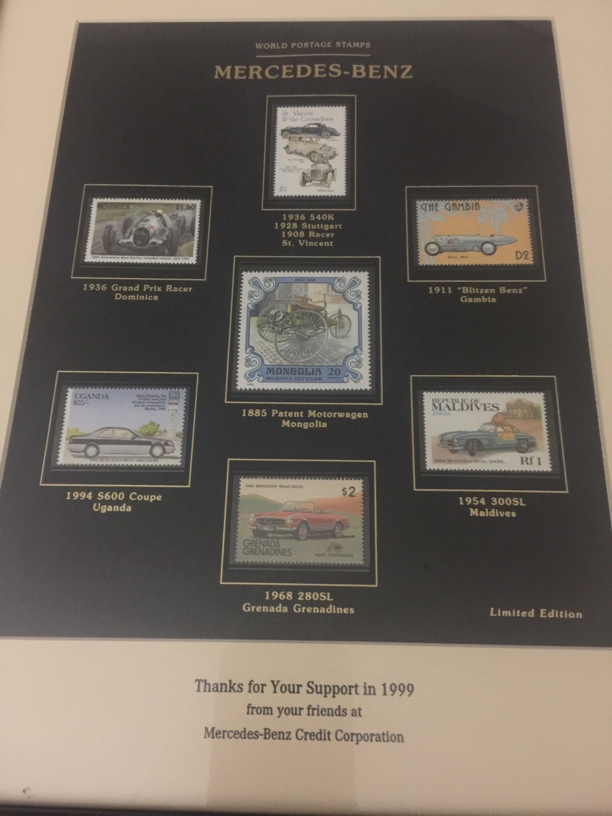 Mercedes Benz Postage Stamps-Rare Collection | eBay UK