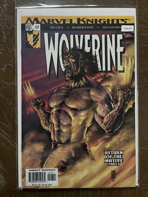 WOLVERINE RETURN OF THE NATIVE PART 3 #17 MARVEL COMIC BOOK HIGH GRADE ...