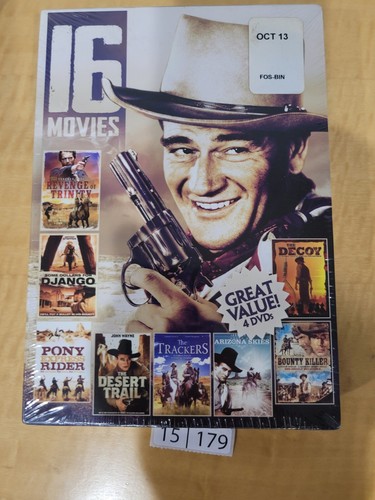16 Movie Box Set: 8 Action Movies & 8 Westerns 4 DVDs, Over 23 Hours ...