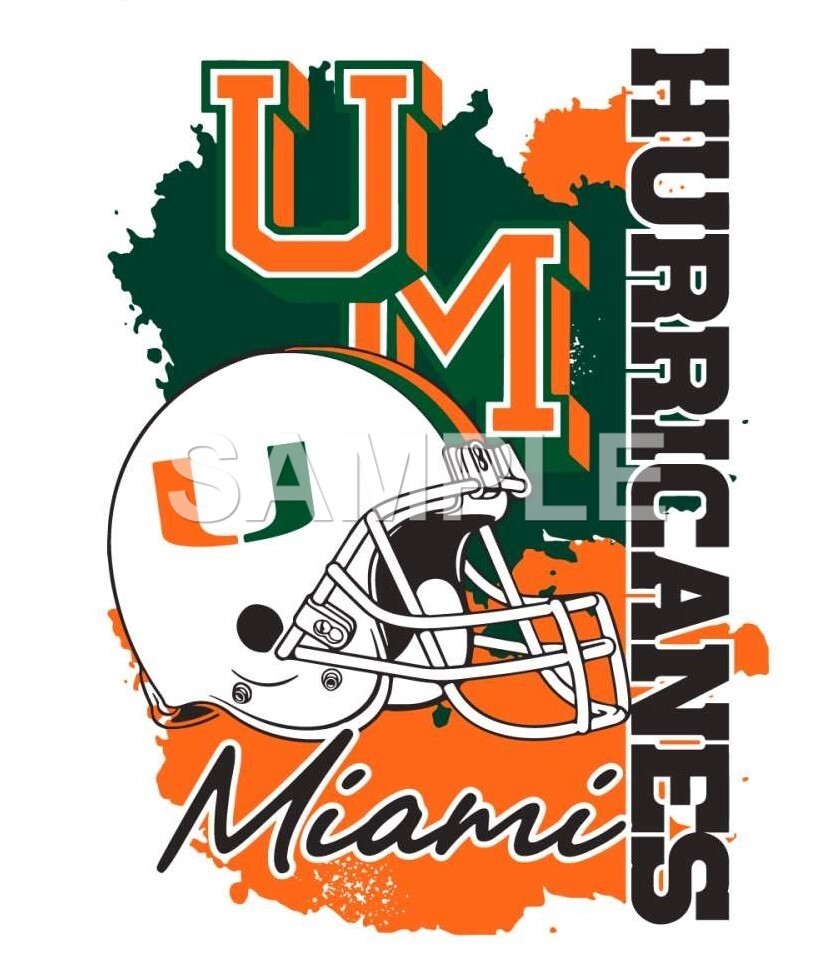 Miami Hurricanes Football Logo