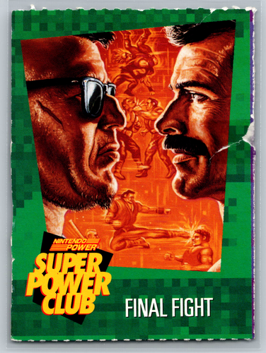 Final Fight Nintendo Super Power Club Magazine Card #23 Perforated | eBay