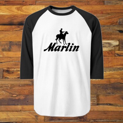 Marlin Gunmaker Guns Firearms Riffles Men's Black Raglan S-2XL | eBay