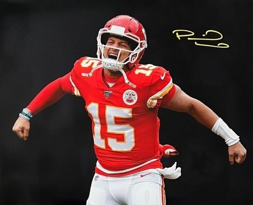 Patrick Mahomes Kansas City Chiefs RP Reprint Signed Autograph Photo No ...