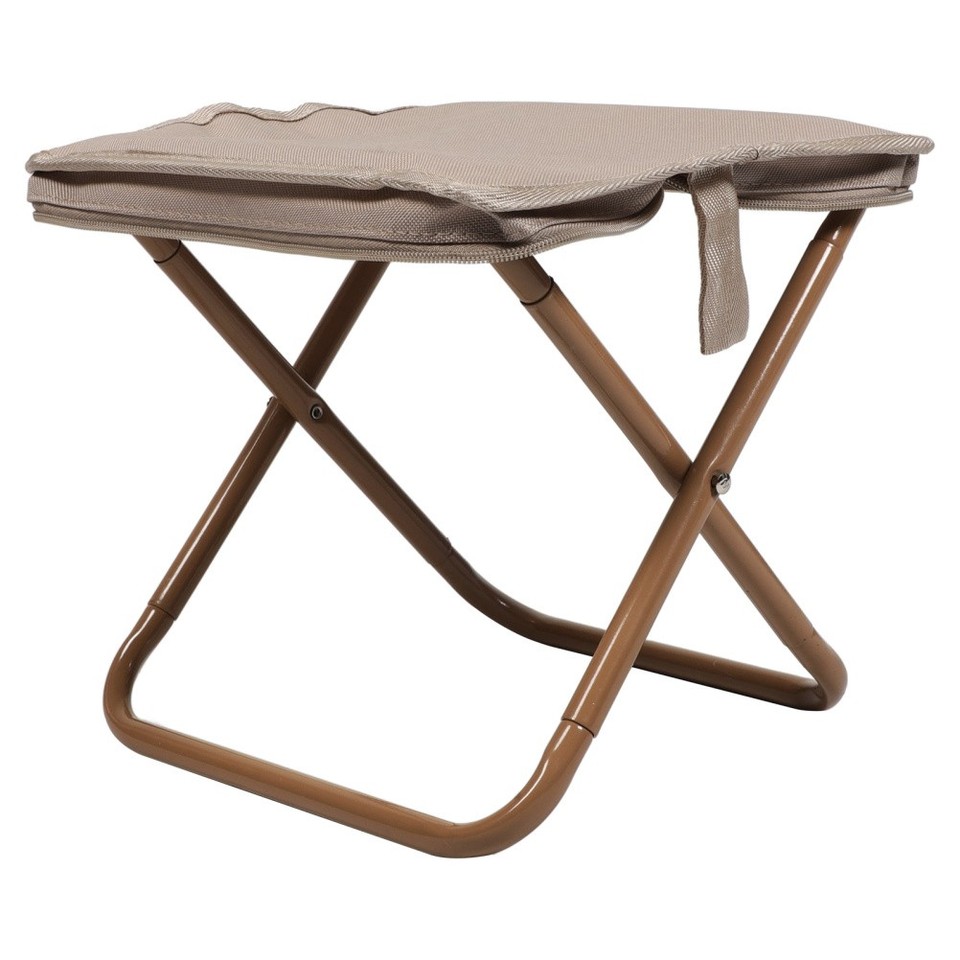 Outdoor Folding Chair - Portable Collapsible Camp Stool, Folding Foot ...