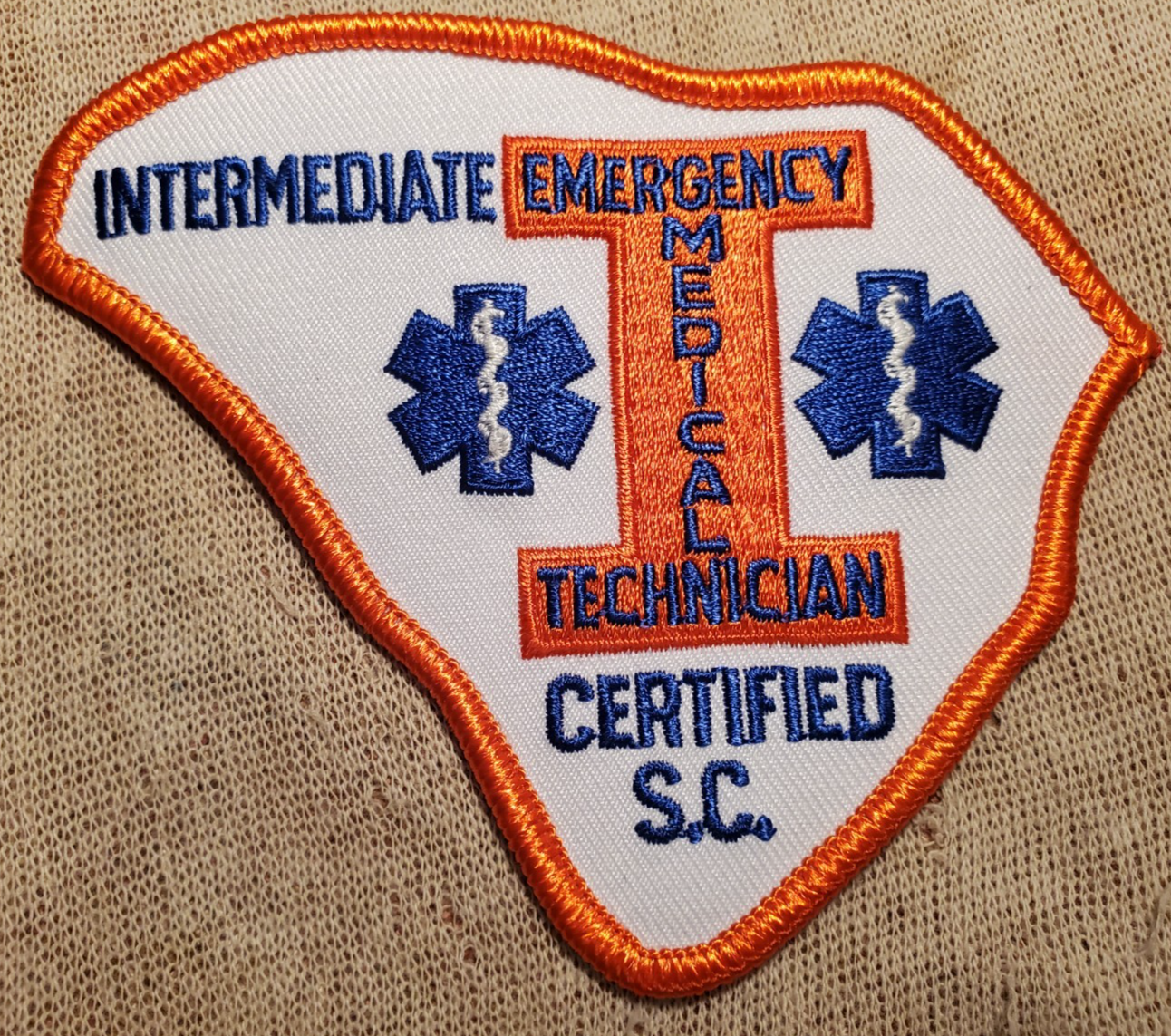 SC South Carolina Intermediate EMT Shoulder Patch | eBay UK