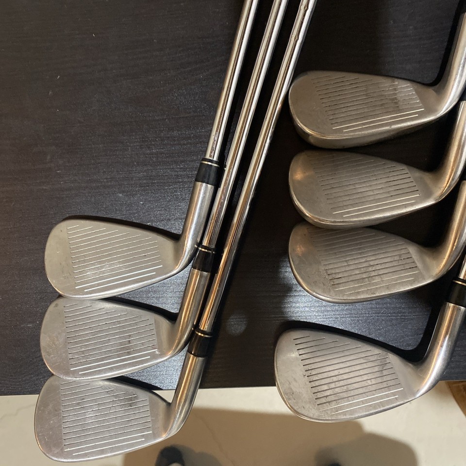 TaylorMade R7 DRAW Iron Set 7pcs 4-Pw Original Steel Stiff Shafts | eBay