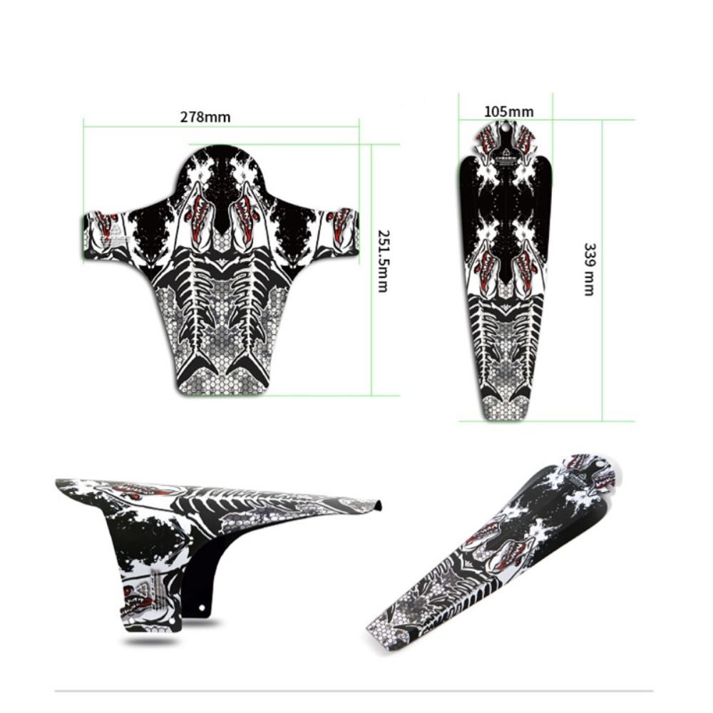 Road Bike Rear Mud Guard Mudguard Wing Bicycle Saddle Fender Front/Rear ...