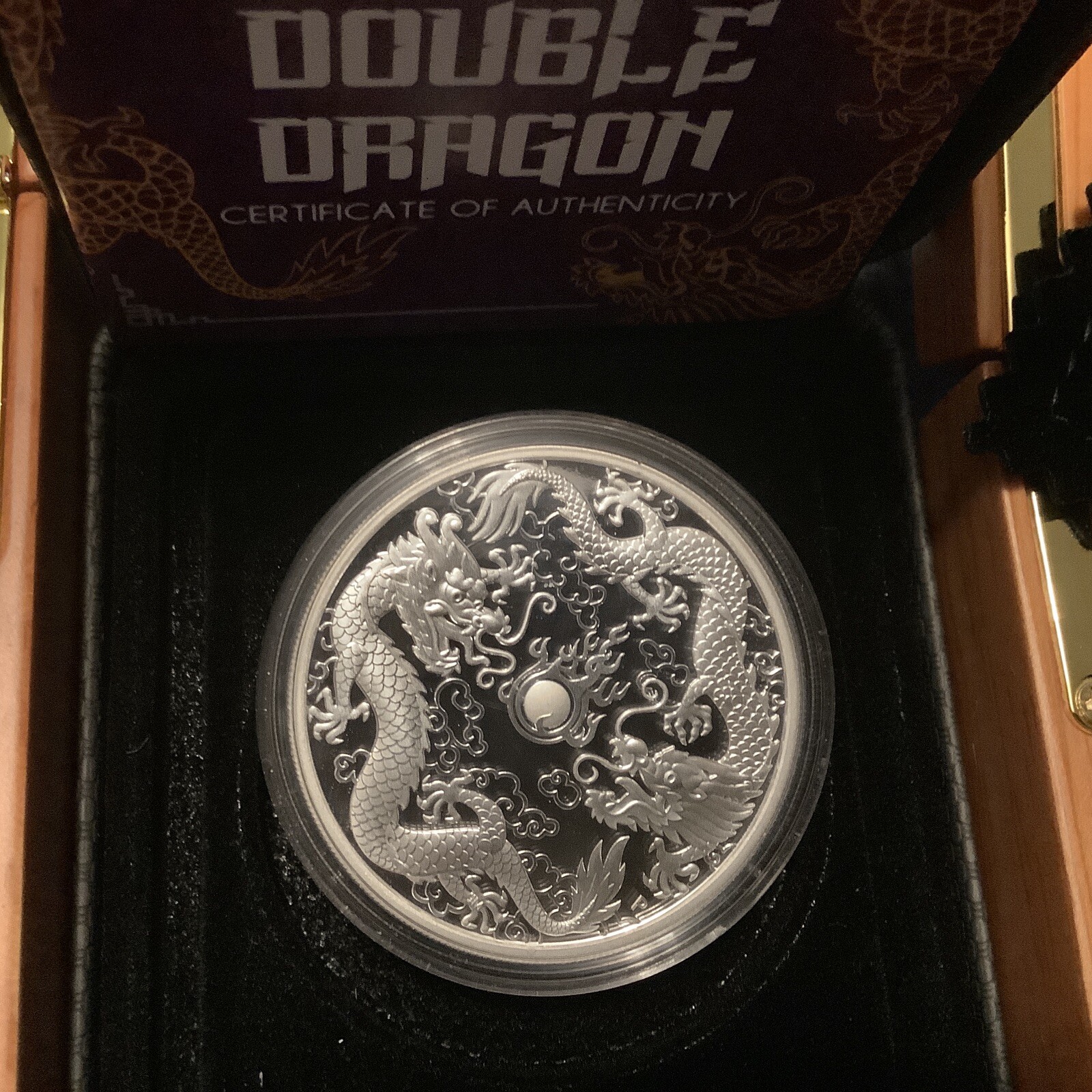 Total 3 Australia 2019 Double Dragon & 2020 Double Pixie Silver Proof ...