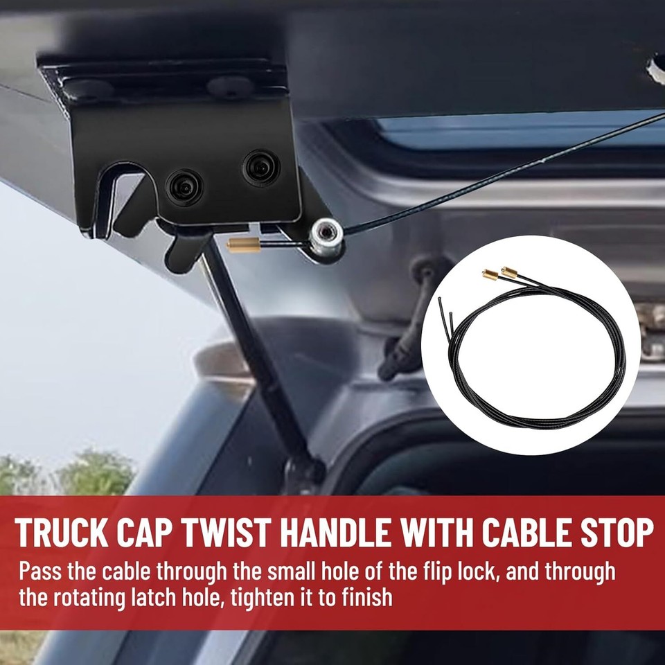 Twist Handle Latches Kit For Leer Truck Cap 100XQ 100XL 100XR Tonneau ...