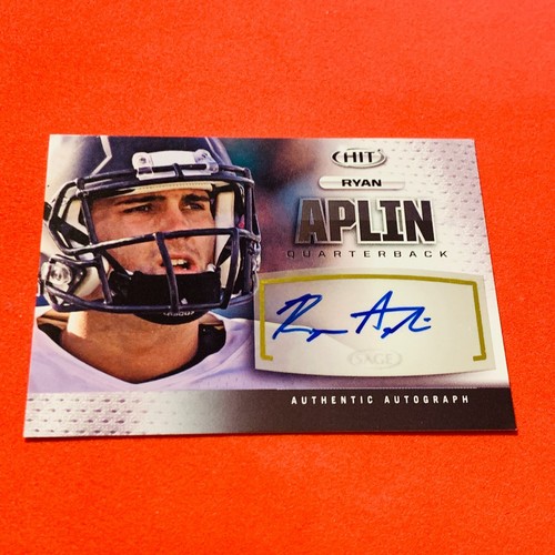 Ryan Aplin .. ROOKIE AUTO .. Arkansas State Red Wolves .. 2013 Hit Card ...