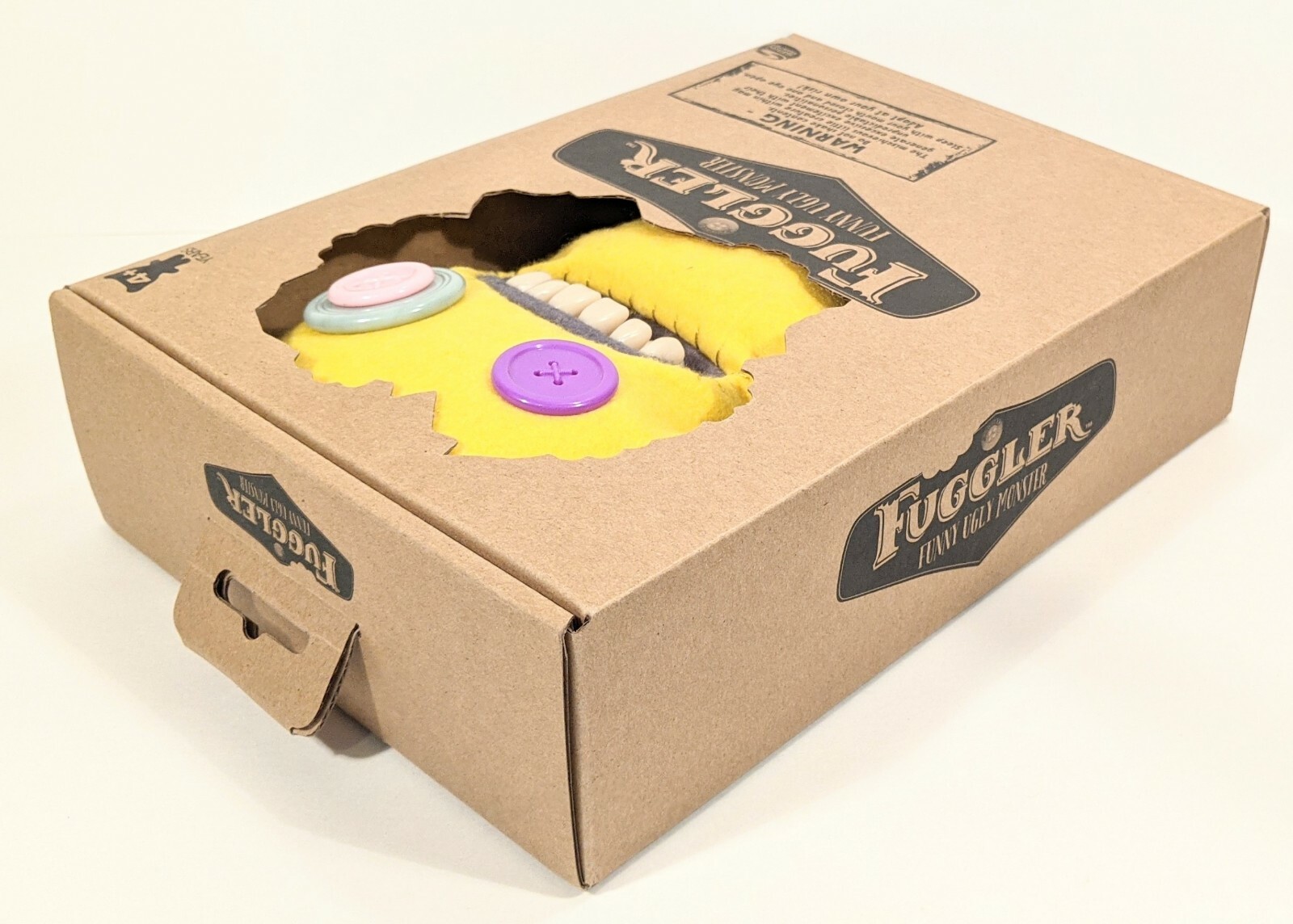 Series 2 Fuggler Yellow Grumpy Grumps 9" Funny Ugly Monster Spin Master ...