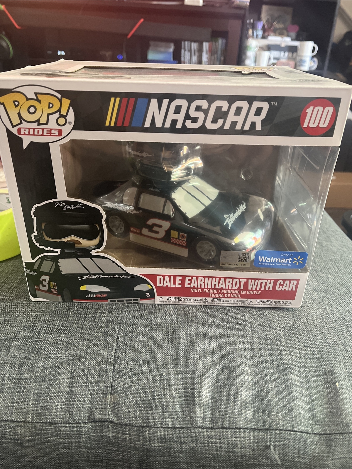 Funko Pop! Rides Nascar Dale Earnhardt Sr with Car #100 Walmart ...