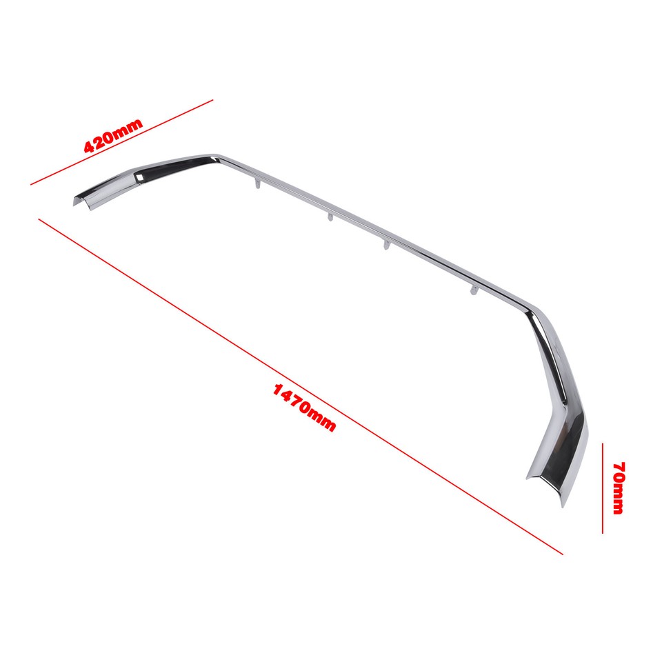 Front Bumper Grille Trim Molding for Toyota Tundra 3.4L 2022-2024 52713 ...