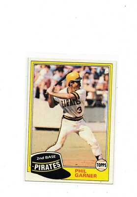 1981 TOPPS PHIL GARNER PITTSBURGH PIRATES #573 Baseball Card | eBay