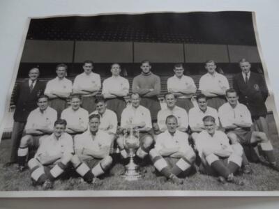 TOTTENHAM HOTSPUR FC SPURS 1950-51 LEAGUE CHAMPIONS RARE PRESS ...