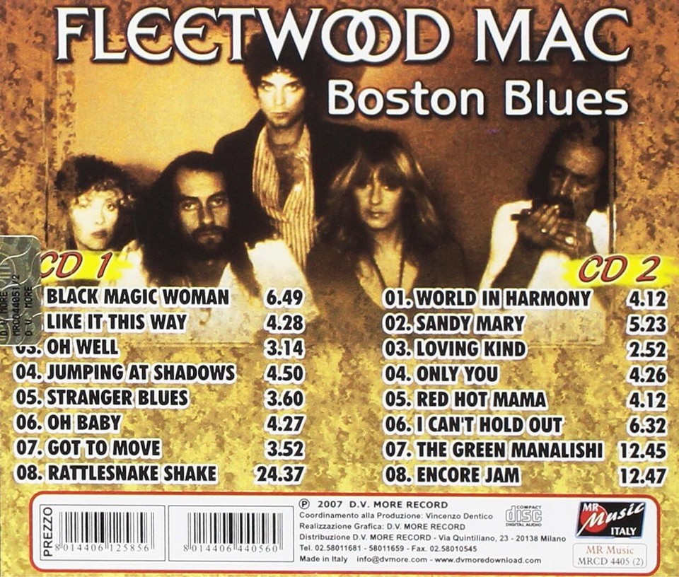 Fleetwood Mac Boston Blues (CD) (UK IMPORT) | eBay