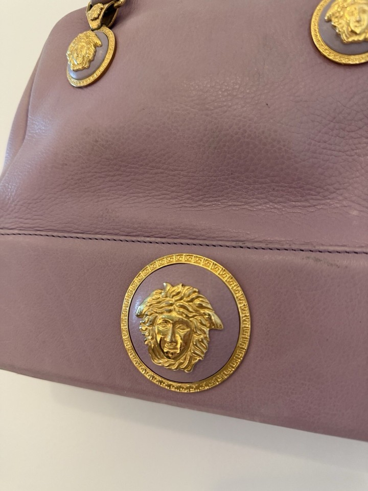 VINTAGE GIANNI VERSACE BAG LILAC | eBay