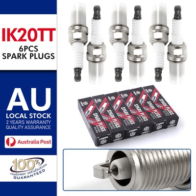 6x For DENSO HP Iridium Twin Tip TT Spark Plug (IK20TT) BTP | eBay ...