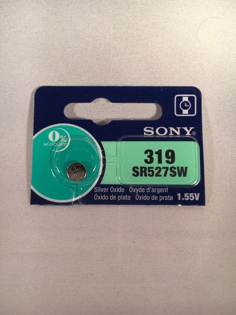 5 PC Sony 319 SR527SW Sr527 Silver Oxide Watch Battery for sale online ...