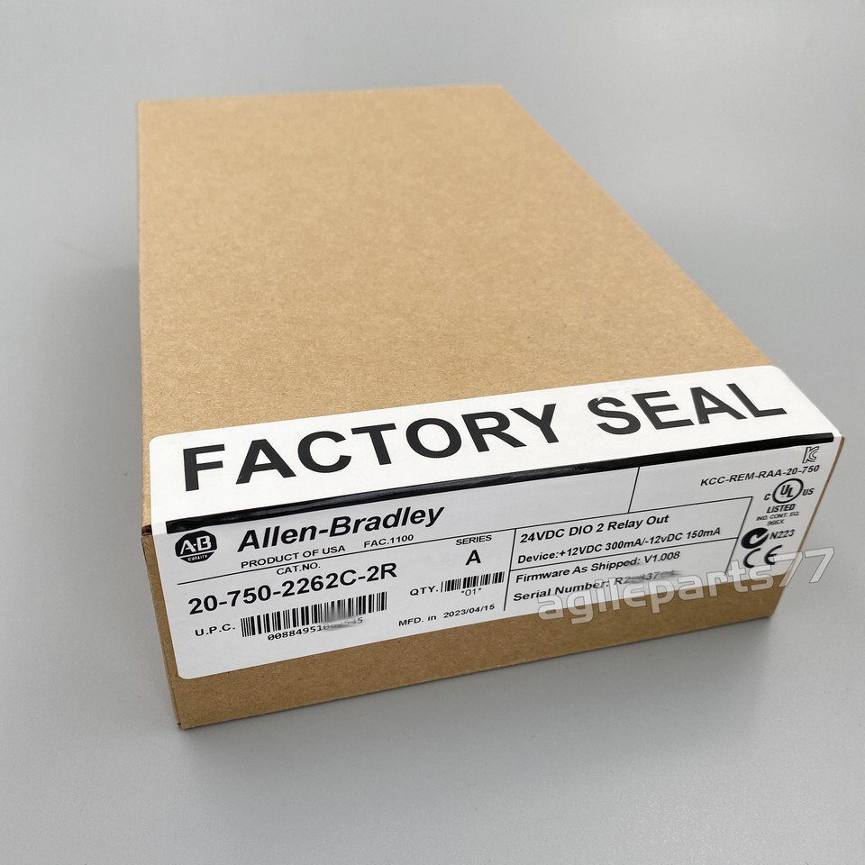 Allen-Bradley 20-750-2262C-2R PowerFlex 750 24V DC IO Option Module NEW ...