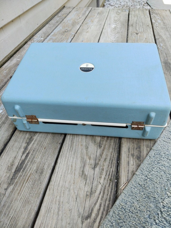 Vintage Retro Zenith Portable Turntable | eBay