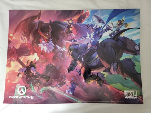 EXCLUSIVE Blizzcon 2023 Overwatch 2 Poster Blizzard Entertainment | eBay