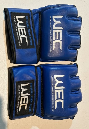 WEC Official Fight Gloves. XL. Excellent Condition. World Extreme Cage ...